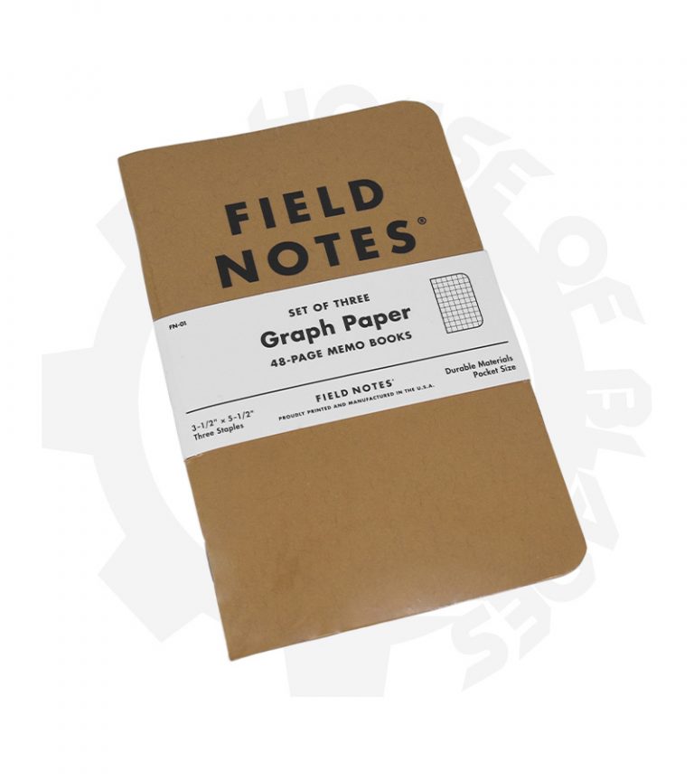 Field Notes Original Kraft 3-Pack FN-01 – Graph – House of Blades