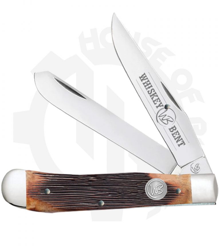 Whiskey Bent Sawmill Trapper WB11-24 – Bone Handle – House of Blades